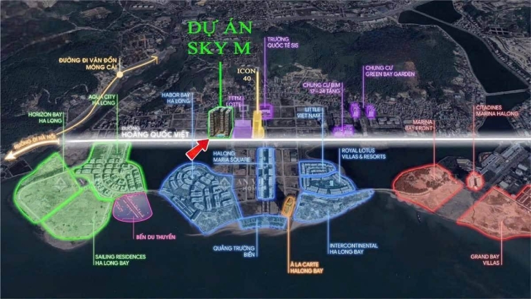 Vị trí – Sky M Hạ Long